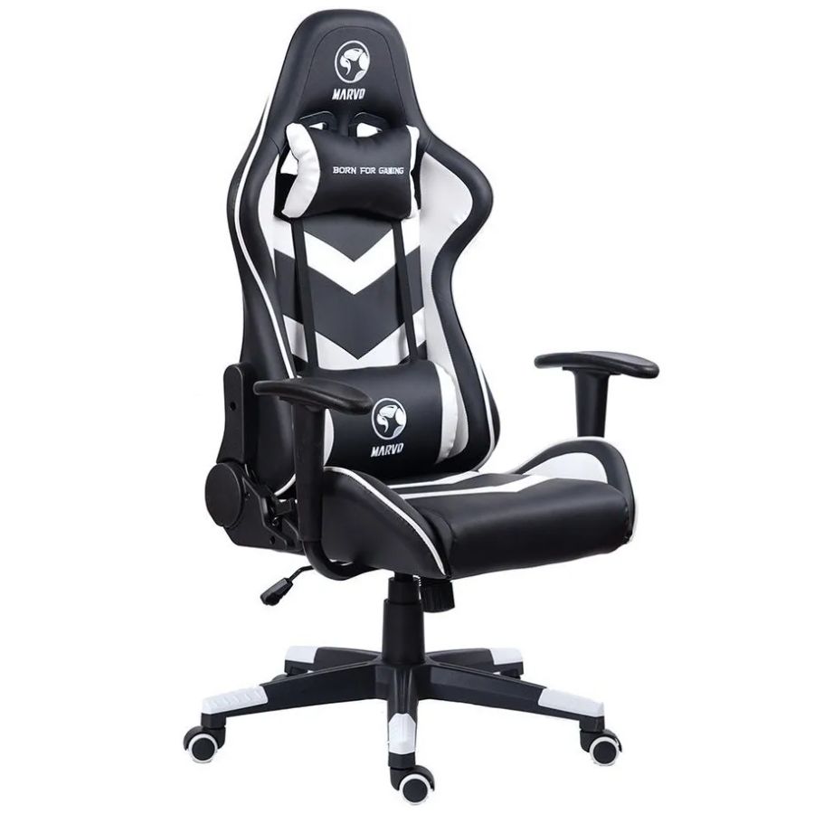 Mexx | SILLA GAMER MARVO SCORPION CH106 NEGRO Y BLANCA